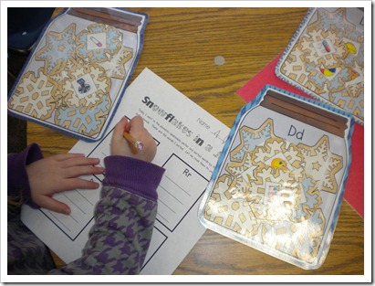 Growing Kinders: Winter Literacy Centers